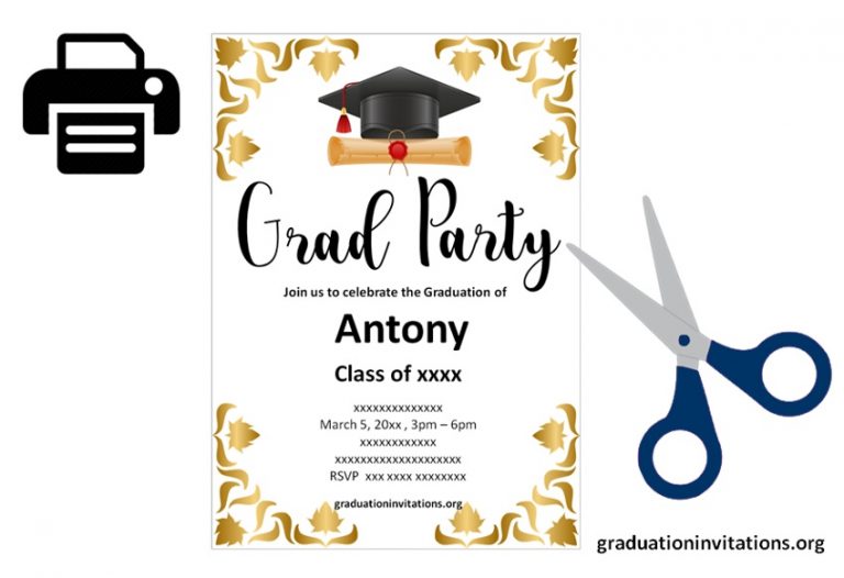 How To Make Graduation Invitations Graduation Invitations