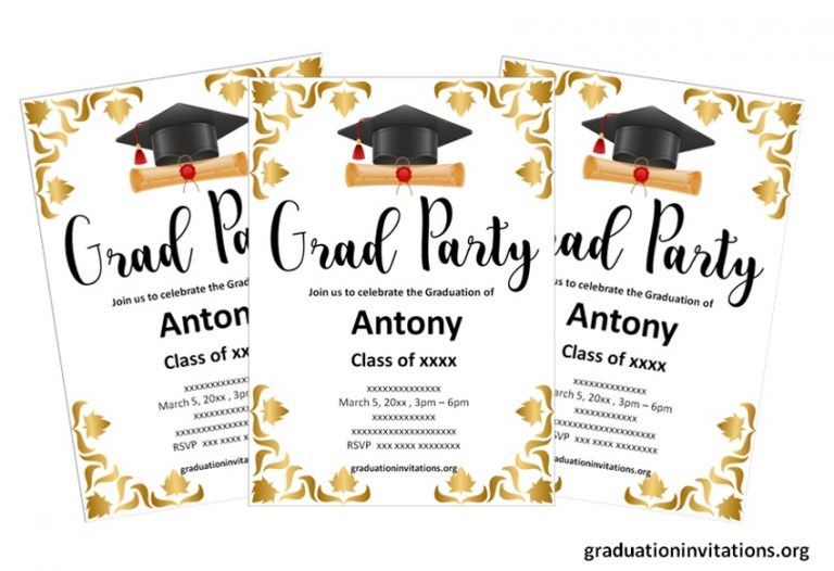 How To Make Graduation Invitations Graduation Invitations